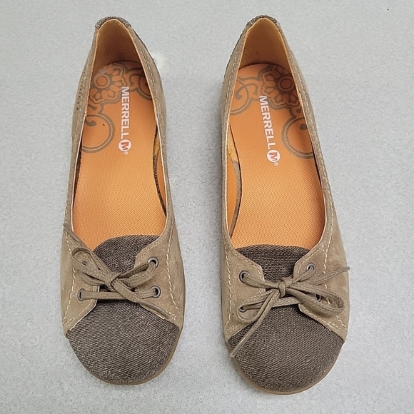 Merrell | Shoes | Merrell Womens Rosella Truss Ballet Flats Shoes Brown ...